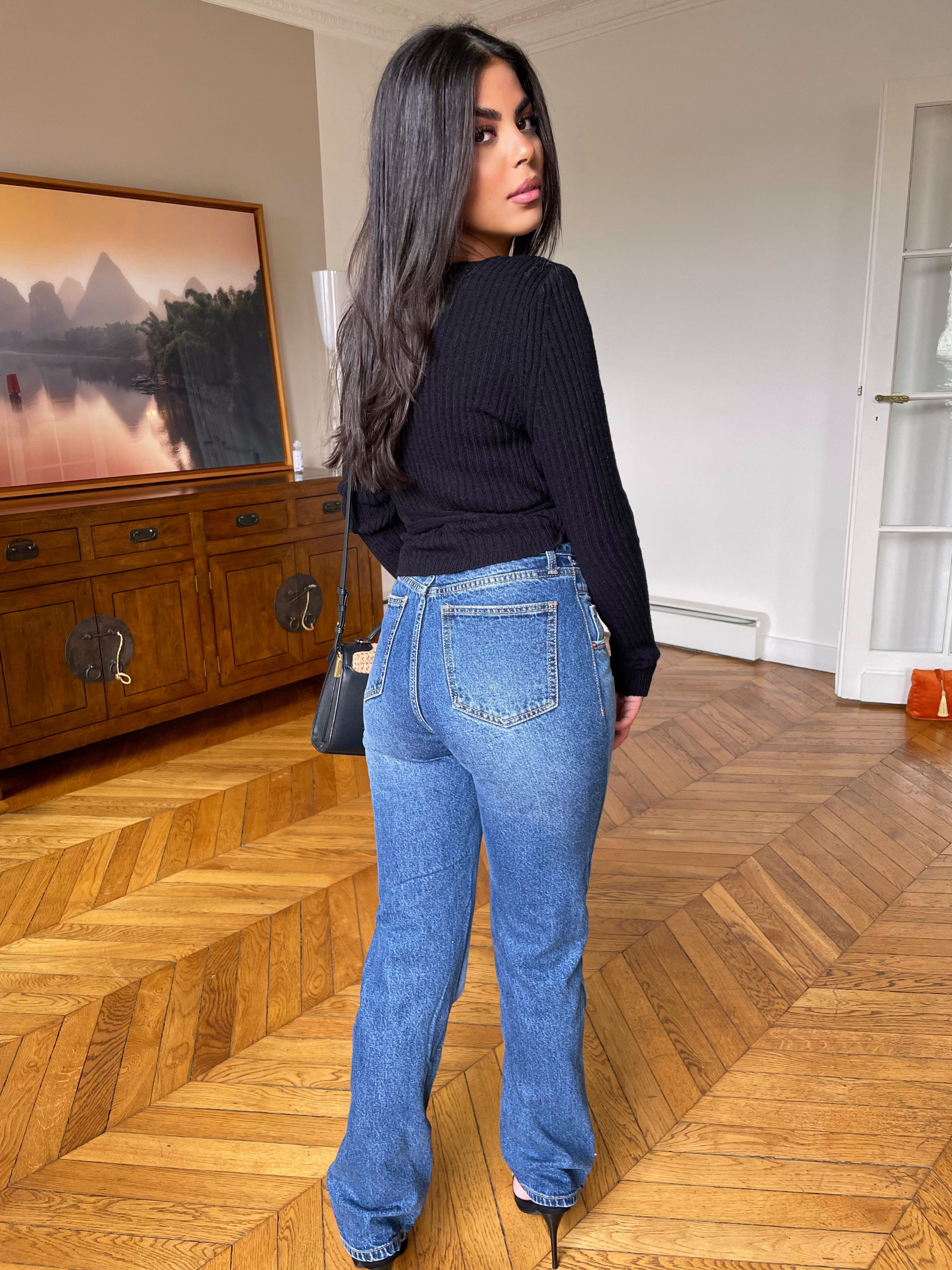 JEANS BI-COLORE – INES ELAH | Site de Vêtements | Tendances Mode